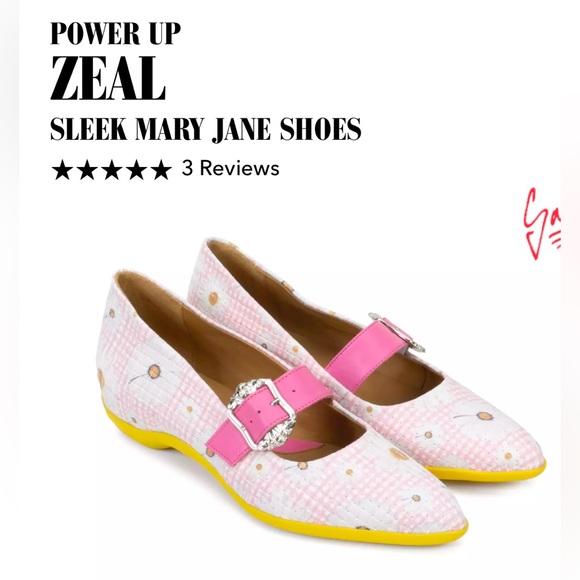 John Fluevog | Shoes | Fluevog Like New Power Up Zeal Pink Daisy Sleek ...